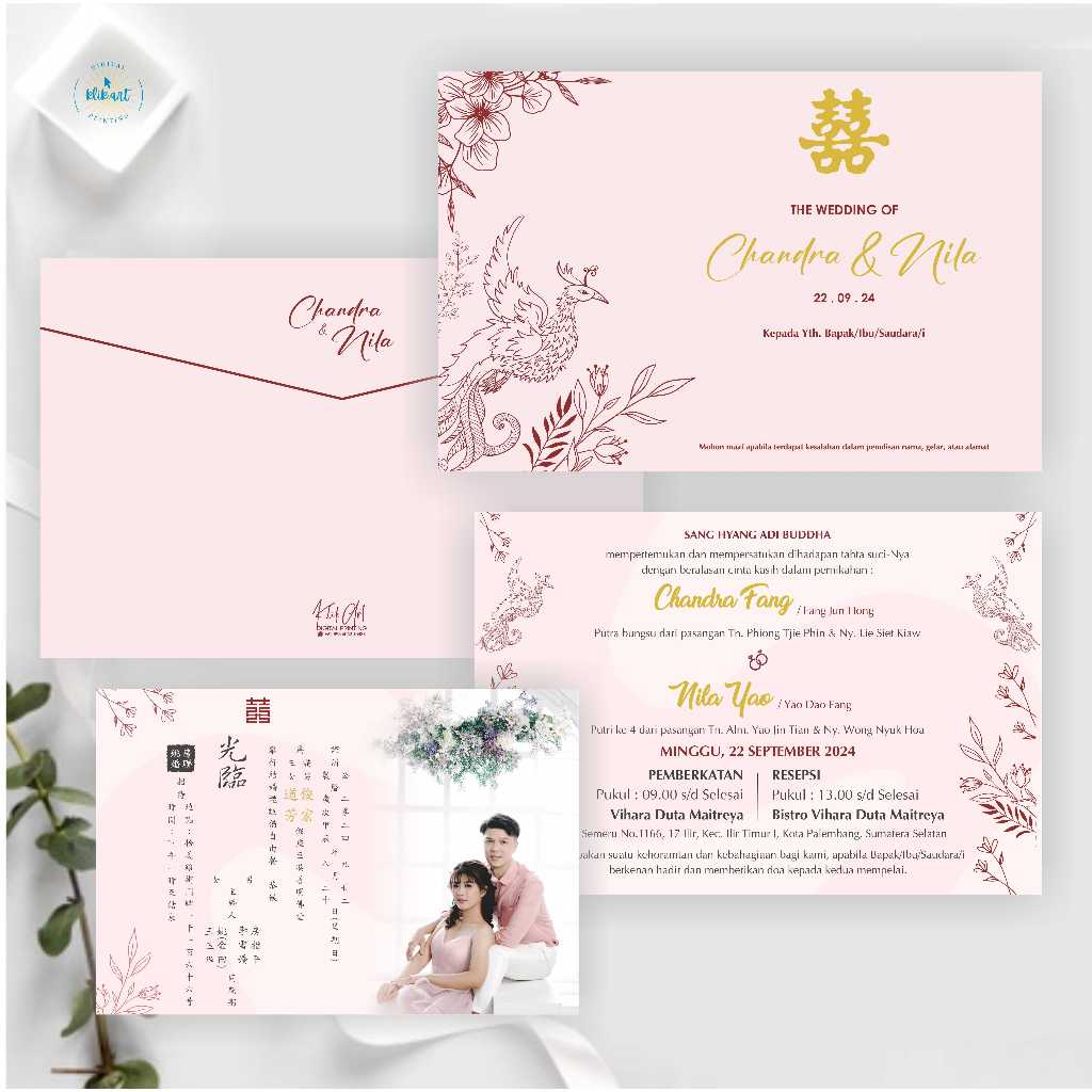 Jual Undangan Pernikahan Hard Cover Chinese / Tunangan Sangjit | Shopee ...