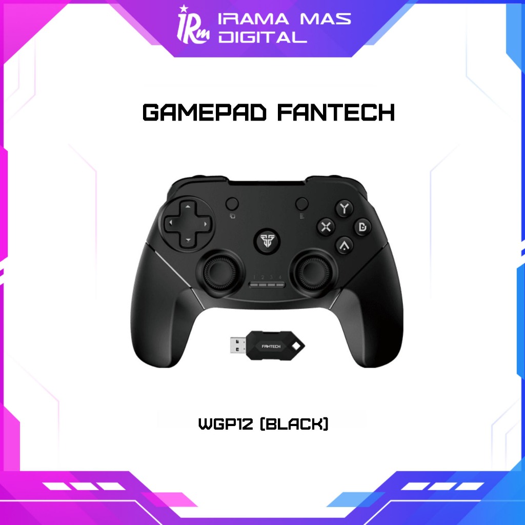 Jual GAMEPAD FANTECH GAMING WGP12 - BLACK | Shopee Indonesia