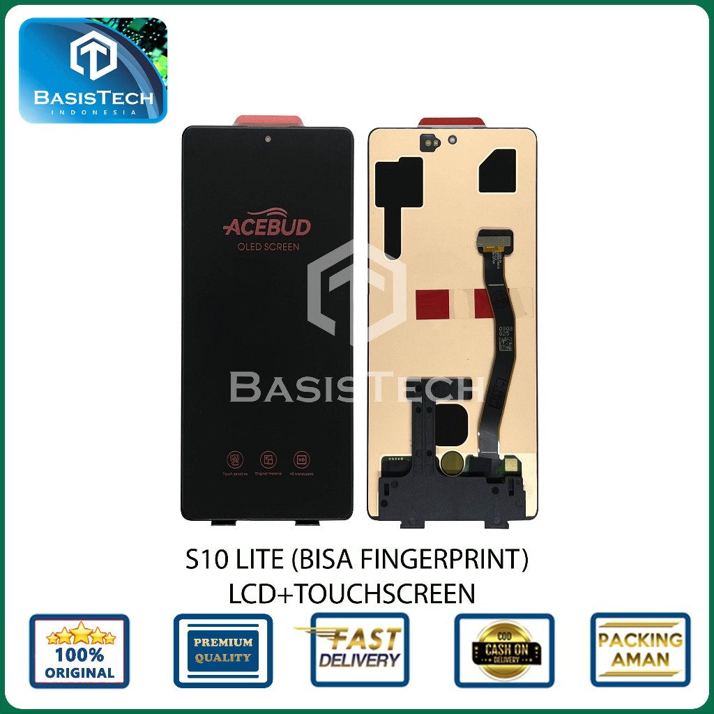 Jual LCD SAMSUNG S10 LITE - G770 - BISA FINGERPRINT - OLED ACEBUD ...