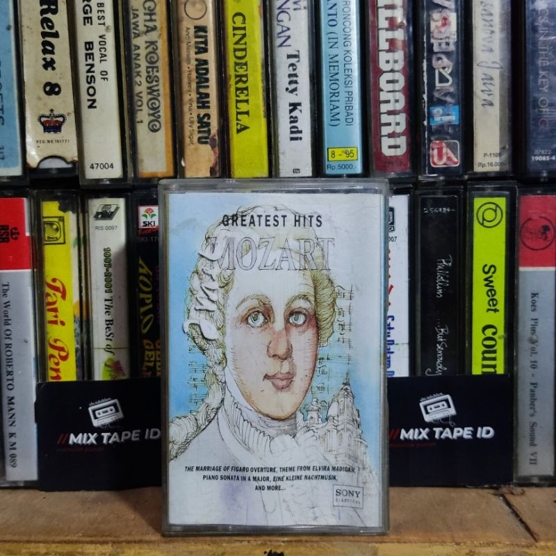 Jual Kaset Pita - Mozart - Greatest Hits - Radio Tape - Kaset - Radio ...