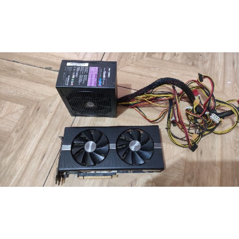Jual vga saphire rx 570 4gb dd5 dan psu micronics 600w | Shopee Indonesia