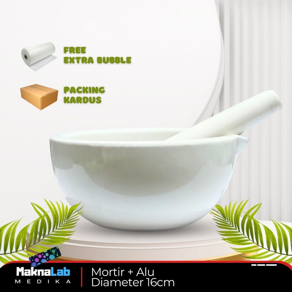 Jual Mortar + Stamper 16 cm | Pestle Lumpang Alat Penumbuk Obat ...