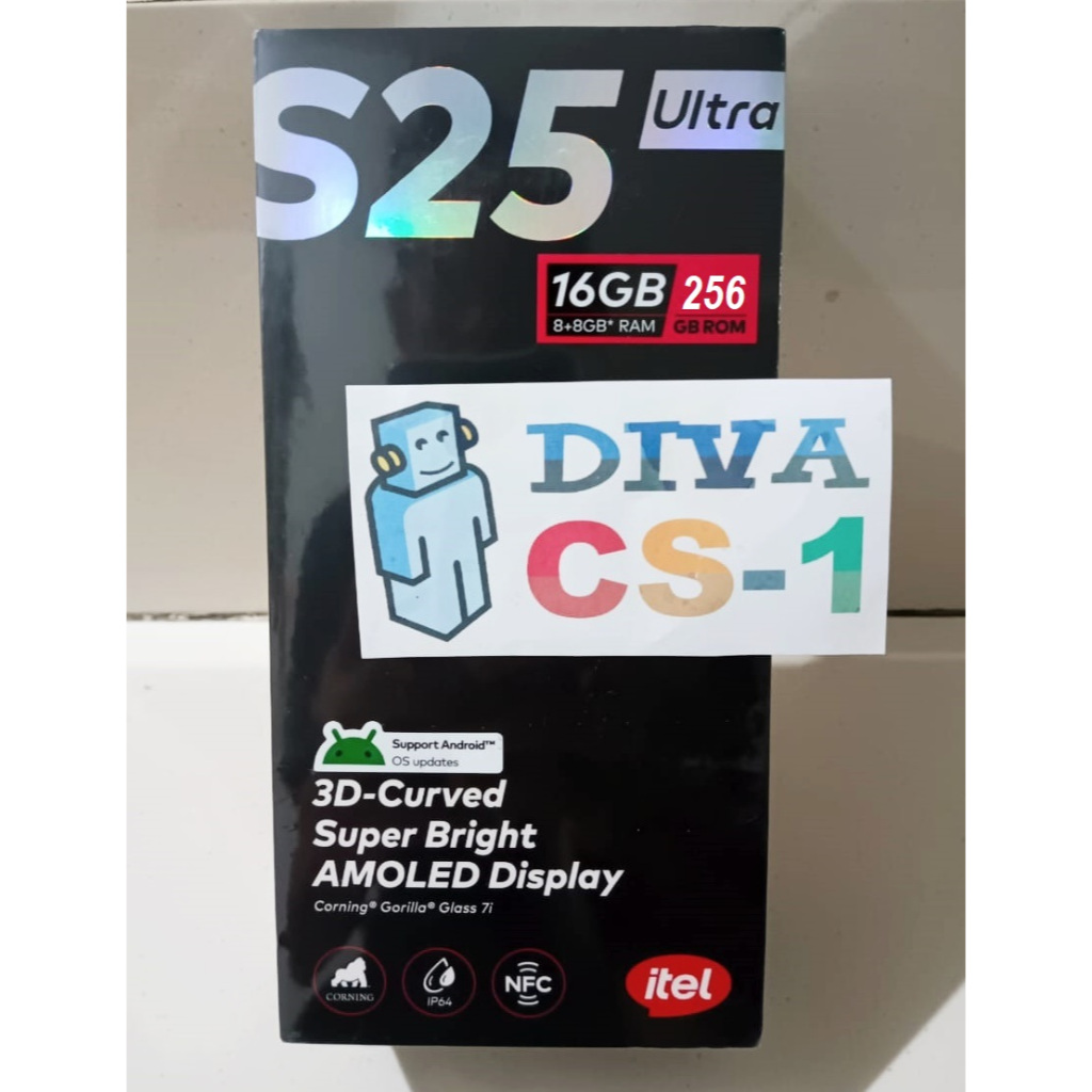 Jual New iTEL S25 Ultra Curved 120Hz Ram 8Gb 256Gb Batere 5000mAh NFC DualCam Bandung Antapani ...