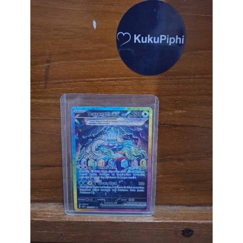 Jual Terapagos EX SAR Kartu Pokemon Terapagos SAR 220/166 SAR SV7 | Shopee Indonesia