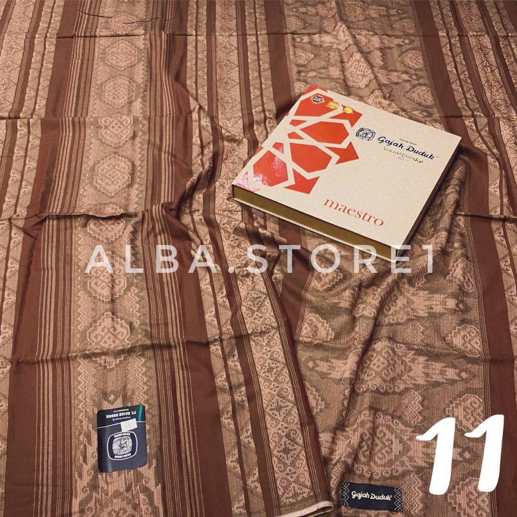 Jual Sarung Gajah Duduk Maestro Murah Ori 100% Sarung Gajah Duduk Maestro Jaguar Timbul Jaquard ...