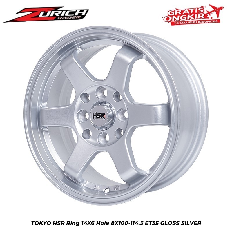 Jual Velg Hsr Ring 14 Untuk Brio Air Ev Sirion Mirage Futura Starlet ...