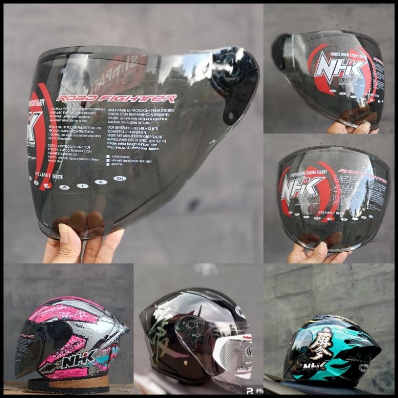 Jual VISOR/KACA ORIGINAL HELM NHK R1 MAX & NHK R1 ELITE, KACA ORIGINAL ...