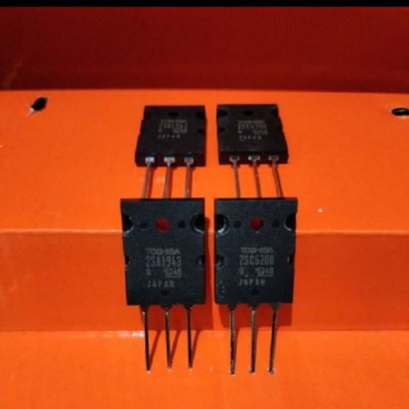 Jual transistor final Thosiba A 1943 C 5200 seri 524B TR power Toshiba ...