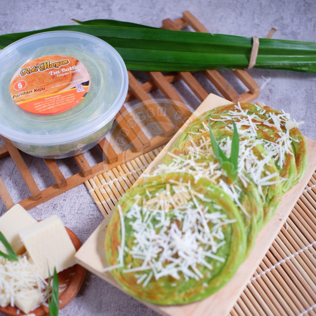 Jual Roti Maryam Pandan Keju Makanan Frozen Food Roti Canai Cane ...