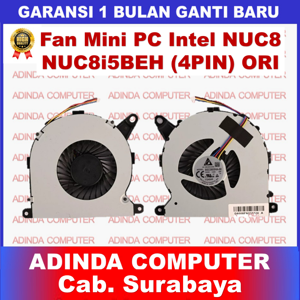 Jual Fan Mini PC Intel NUC8 NUC8i7BEH NUC8i5BEK NUC8i3BEB 4Pin ORI | Shopee Indonesia
