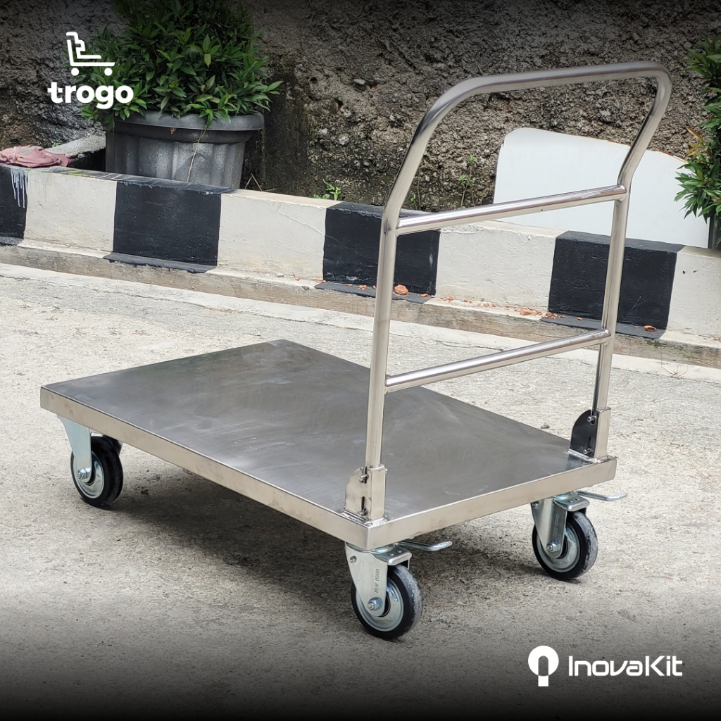 Jual Trolley Troli Barang 500kg Troly Lipat Hand Truck Folding Cart ...
