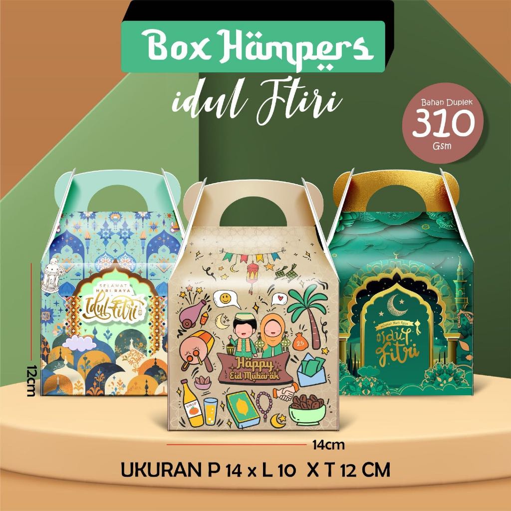 Jual GABLE BOX IDUL FITRI | BOX HAMPERS LEBARAN | BINGKISAN DUS PARCEL ...
