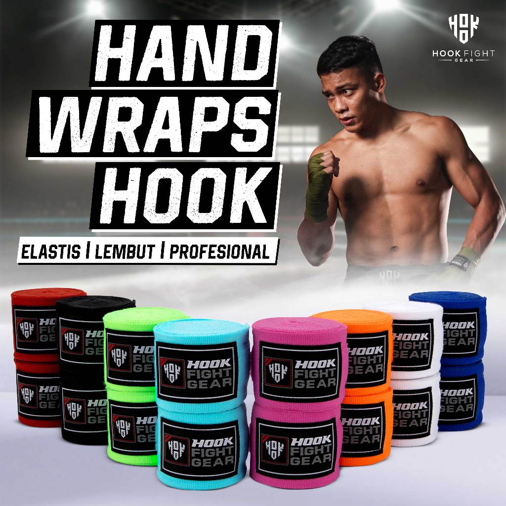Jual HAND WRAP BOXING HOOK FIGHT GEAR, HANDWRAP HOOK, BANDASI HOOK ...