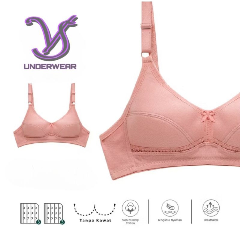 Jual VS - Bra basic super soft BH sport bra wanita dewasa C 271 Bra ...