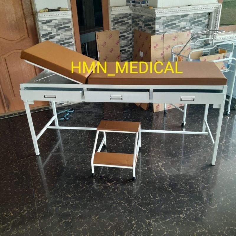 Jual Bed Periksa UKS /Bed Periksa Pasien/ Bed Periksa Plus Laci ...