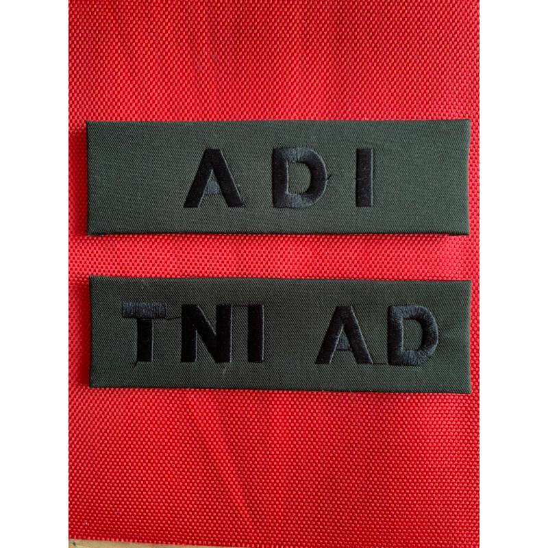 Jual BORDIR PAPAN NAMA ATRIBUT PDL TNI | Nama + TNI saja | Shopee Indonesia