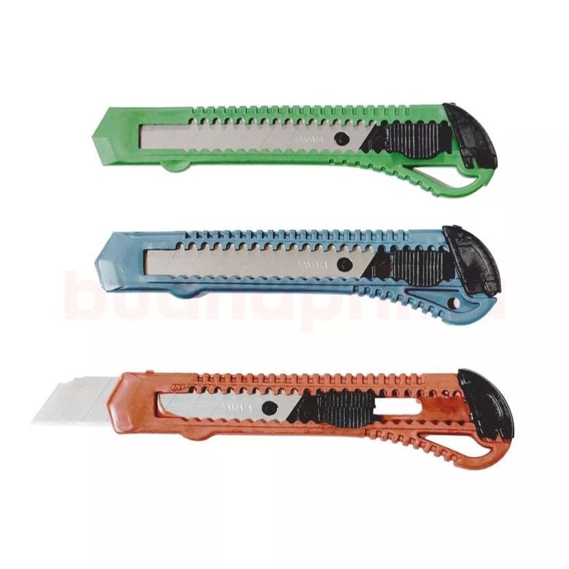 Jual (1pcs) Pisau Cutter Piso Cutter cuter kater Besar Pemotong Dus ATK ...