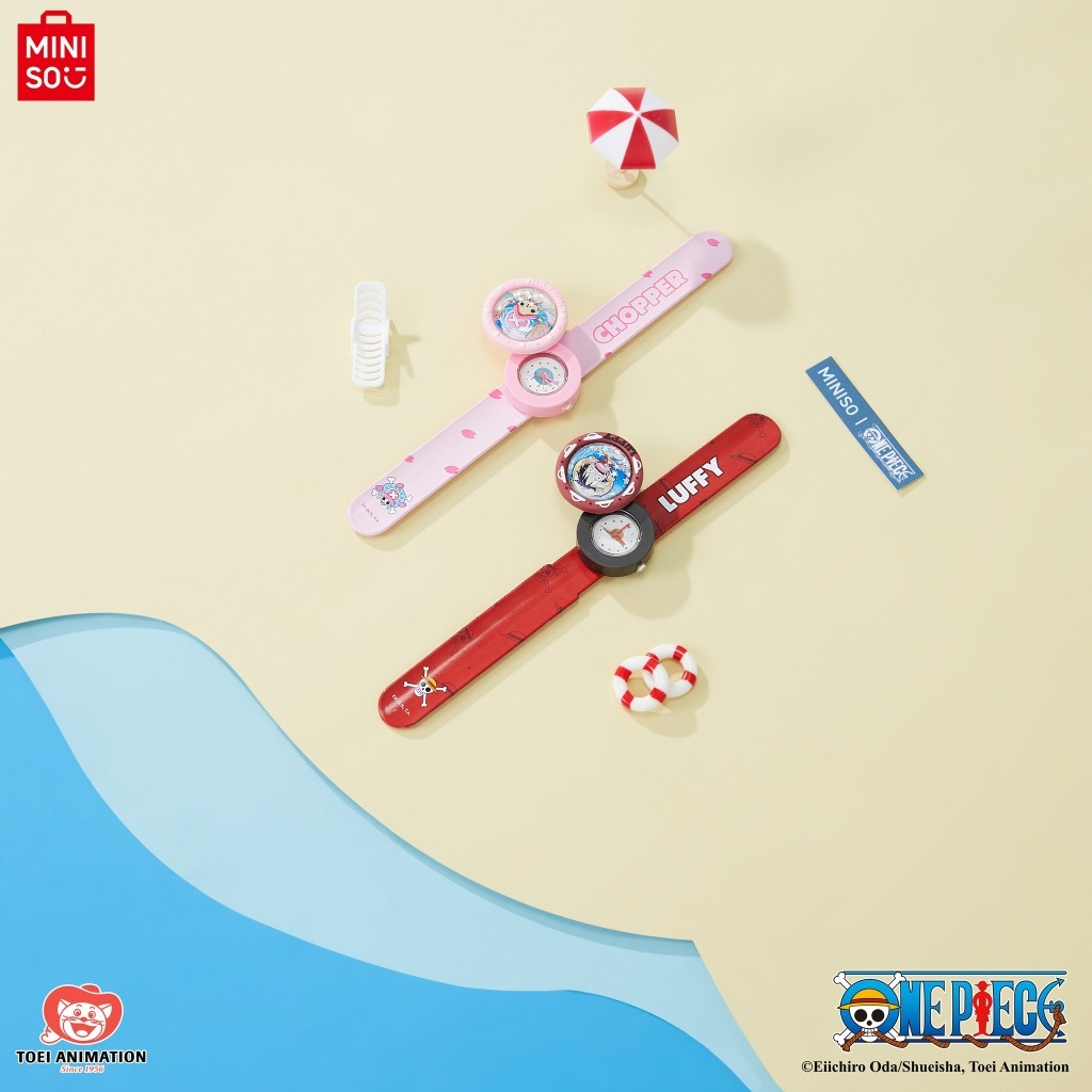 Jual MINISO TOY - Miniso x One Piece Classic Collection Kids' Watch ...