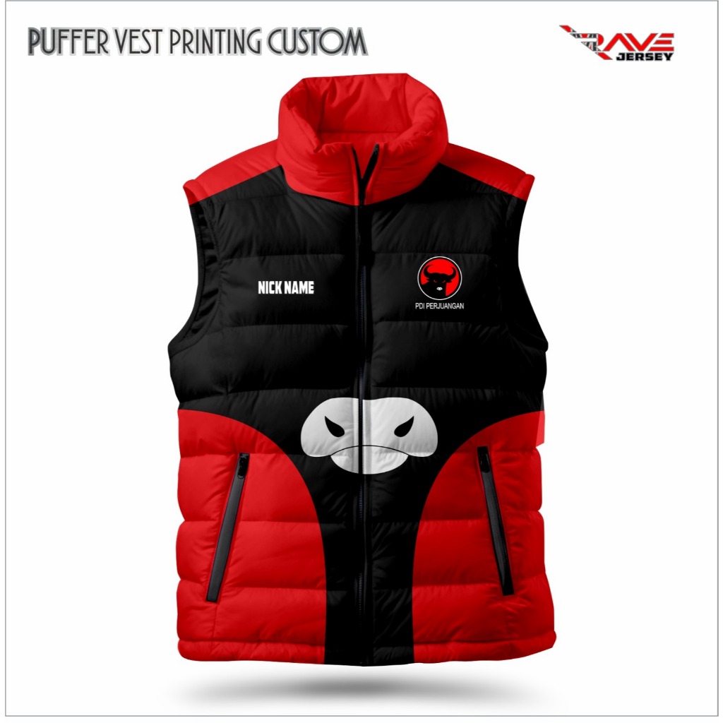 Jual ROMPI PUFFER/DACRON/GELEMBUNG PARTAI PDI PERJUANGAN SESI 2 FULL ...