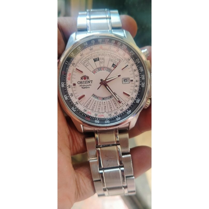 Jual Jam tangan automatic calender full original big size antik clasic ...