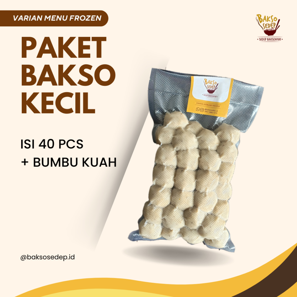 Jual Paket Bakso Kecil (Isi 40 Pcs + Bumbu Kuah) | Shopee Indonesia