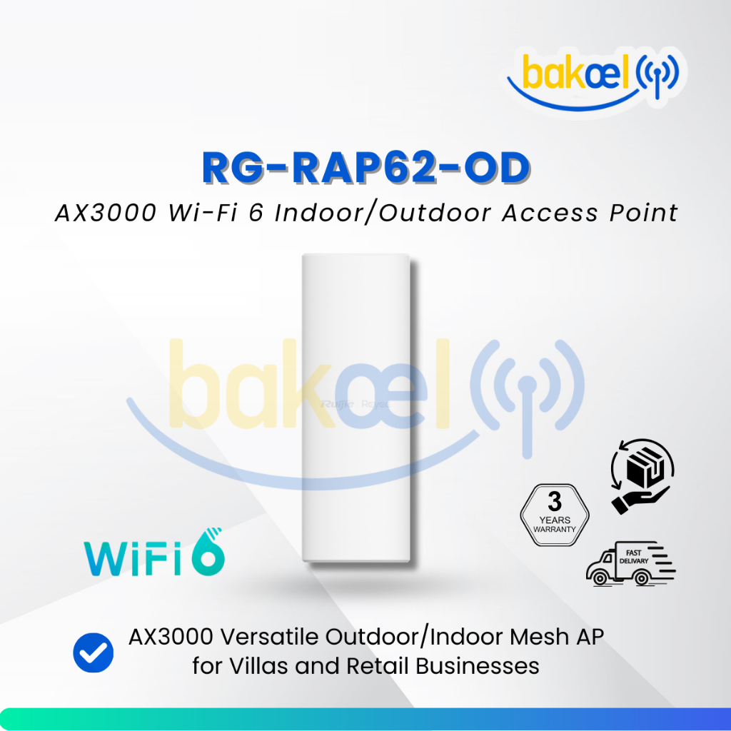 Jual Ruijie RG-RAP62-OD AX3000 Wi-Fi 6 Indoor Outdoor Versatile Access Point RAP62OD | Shopee ...