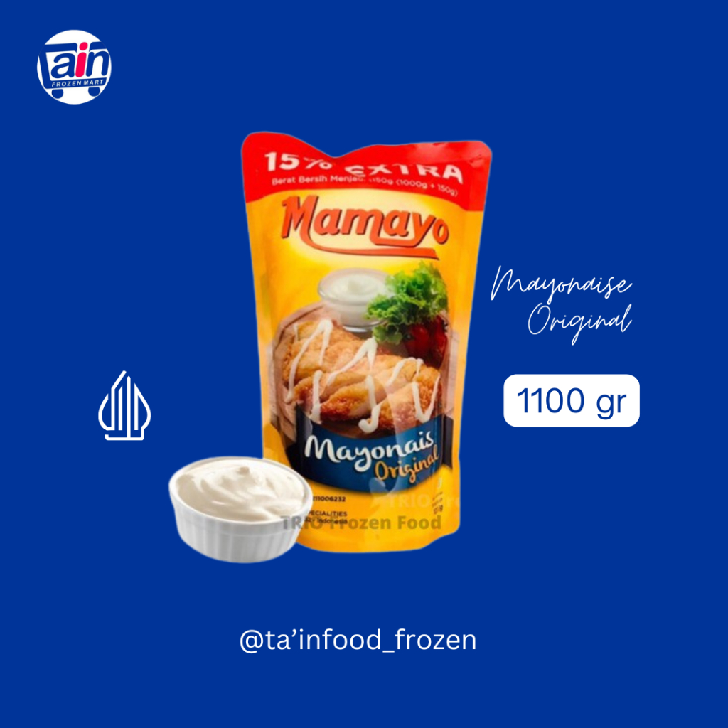 Jual Mamayo Mayonnaise Original 1kg extra 10% (1100gr) | Shopee Indonesia