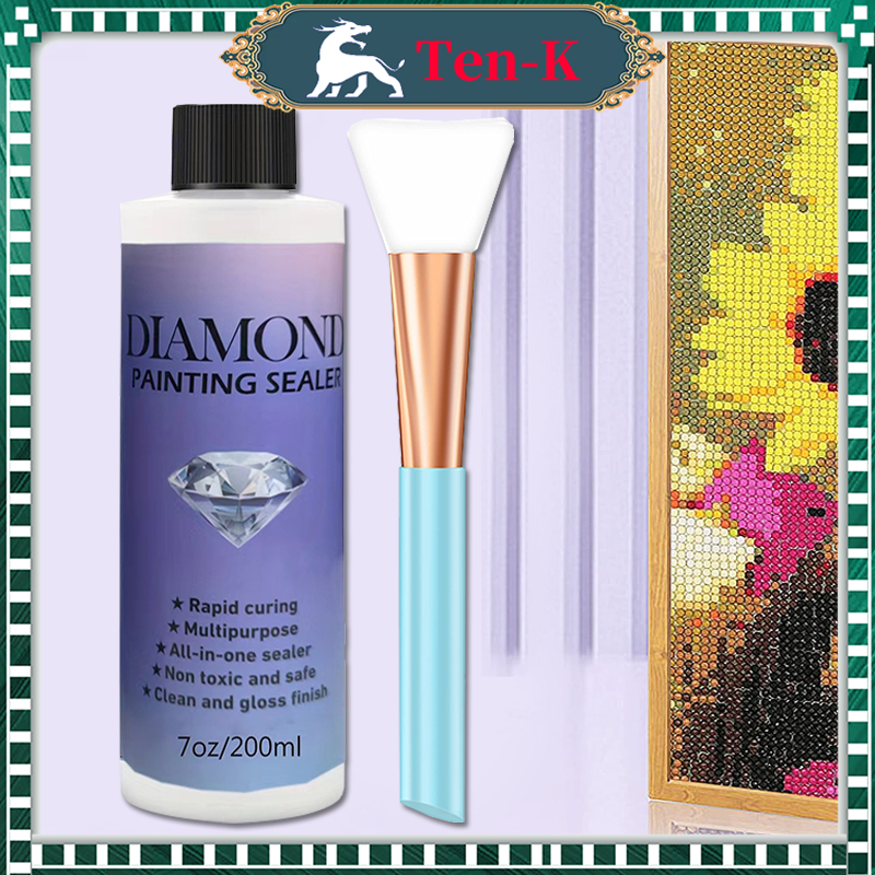 Jual Lem Segel Lukisan Berlian Tahan Air DIY Diamond Painting Conserver Sealing Glue | Shopee ...