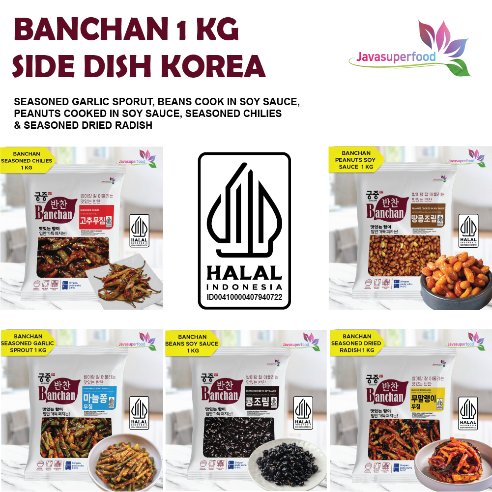 Jual BANCHAN SIDE DISH KOREAN FOOD 1 KG / KIMCHI / GARLIC / BEANS ...