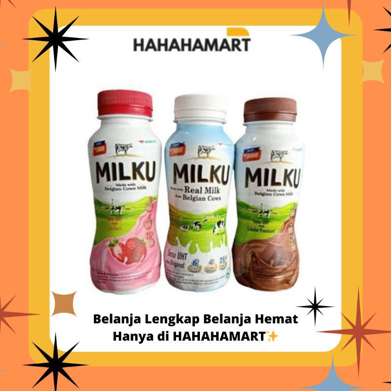 Jual Susu Milku 1 Pack Isi 12pcs Kemasan Botol | Shopee Indonesia