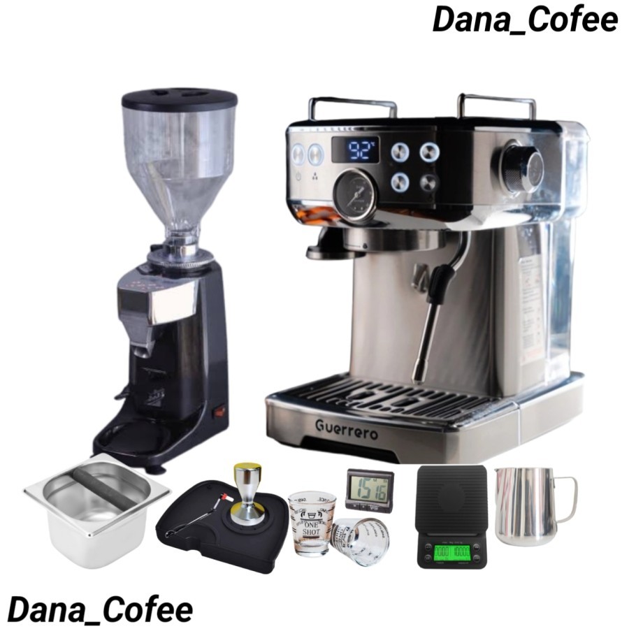 Jual Paket Murah Mesin Kopi Espresso Guerrero Tbk01 Pro + Grinder N500 ...