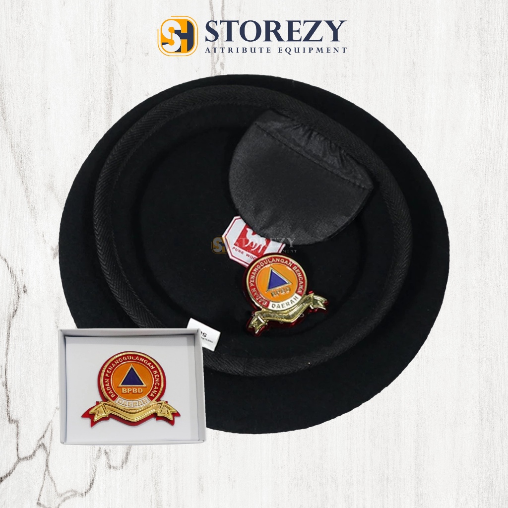 Jual Baret BPBD + Emblem (Camel) | Shopee Indonesia