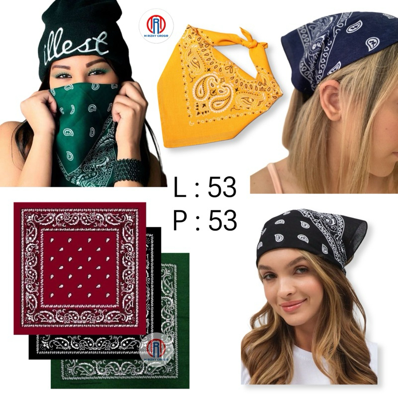 Jual SLAYER BATIK/BANDANA MOTIF BATIK/SYAL MULTIFUNGSI/SLAYER MOTIF ...