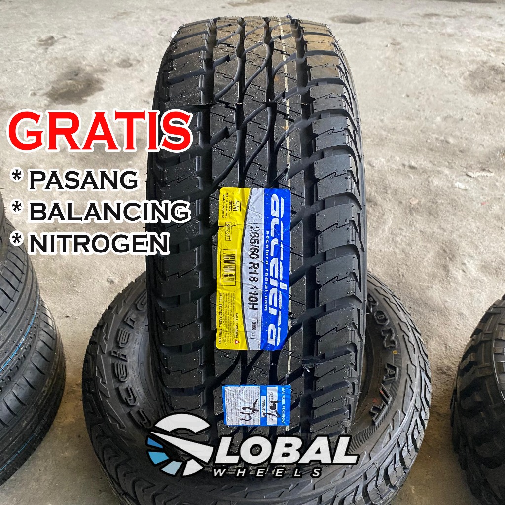 Jual Ban Mobil Radial A/T Ring 18 Ukuran 265 60 R18 Accelera Omikron A ...