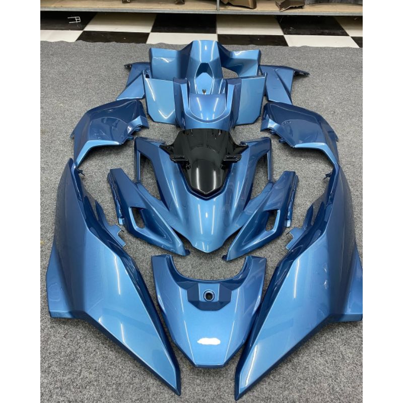 Jual CAT MOTOR WARNA BIRU METALIK PU | Shopee Indonesia