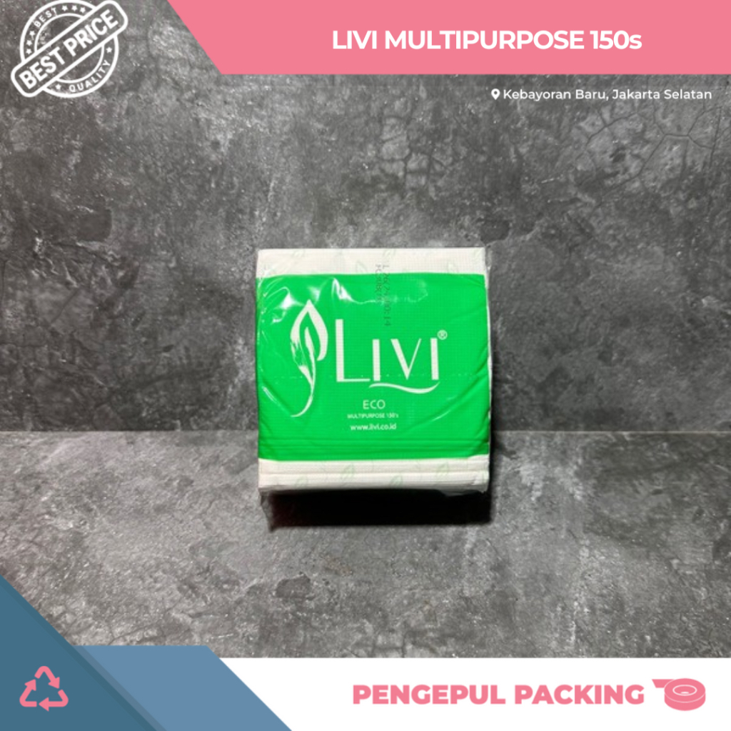 Jual Tissue Livi POP UP Multipurpose 150 sheet Tisu meja makan ...