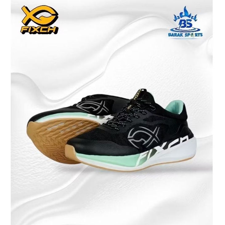 Jual Sepatu Lari Fixch BREEZE - BLACK / GREEN / GUM, Fixch Sepatu Lari ...