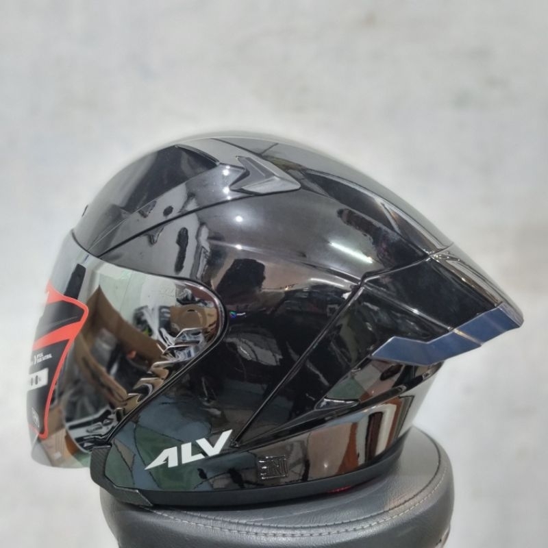 Jual HELM HALF FACE ALV ULTRON PRO Original SNI | Shopee Indonesia