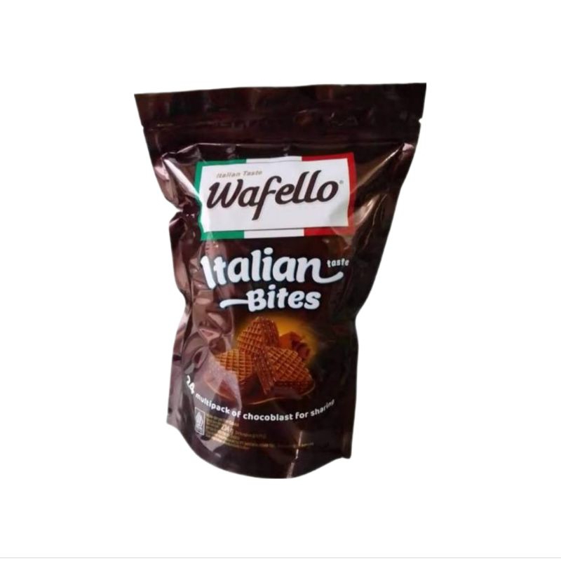 Jual Roma Wafer Wafello Italian Bites Chocolate Pouch 228g | Shopee ...