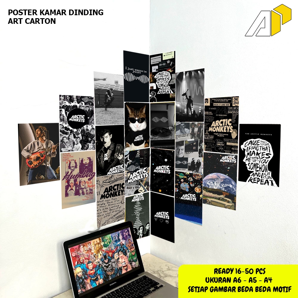 Jual Poster Dinding Kamar Gambar artic monkeys / Poster artic monkeys ...