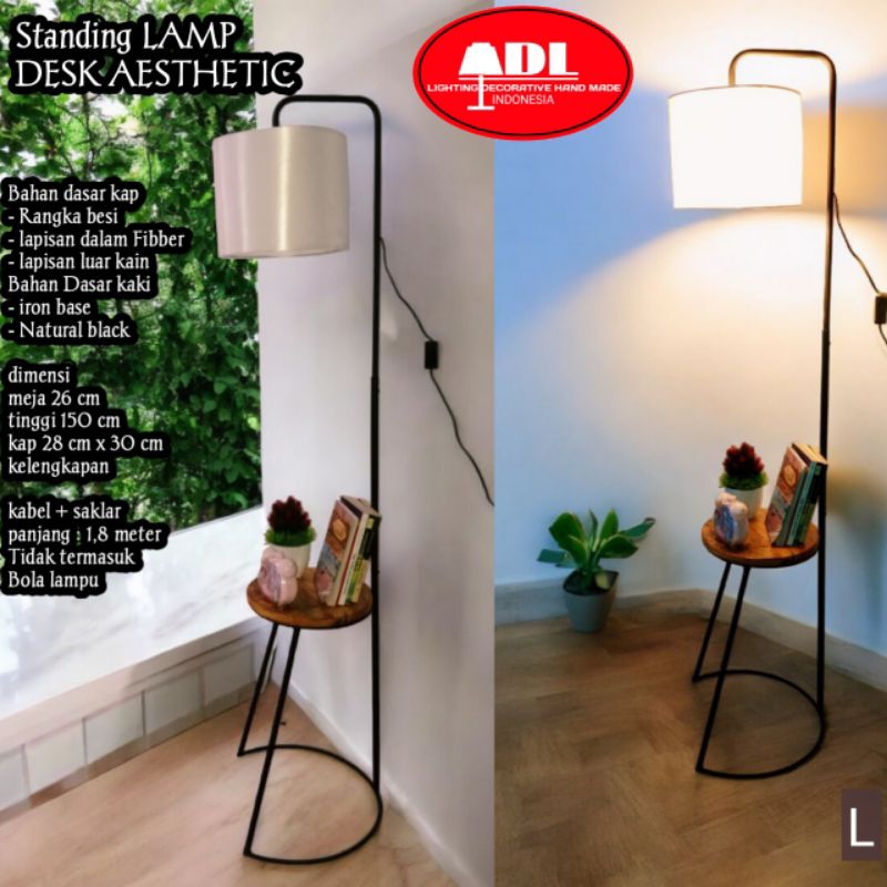 Jual Floor lamp // lampu sudut // lampu nakas // lampu lantai // lampu ...