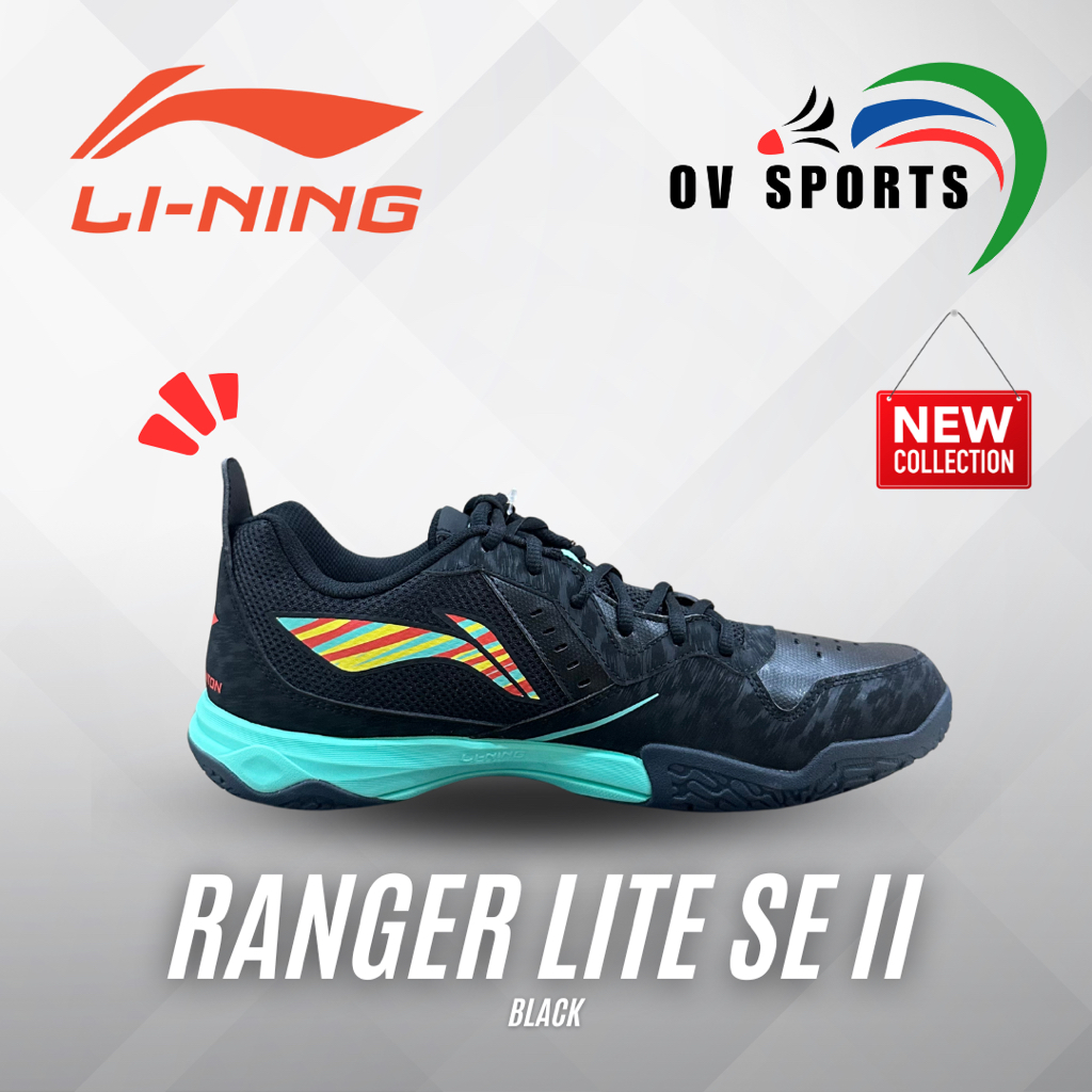 Jual Sepatu Badminton Lining Ranger Lite SE II - Black | Shopee Indonesia