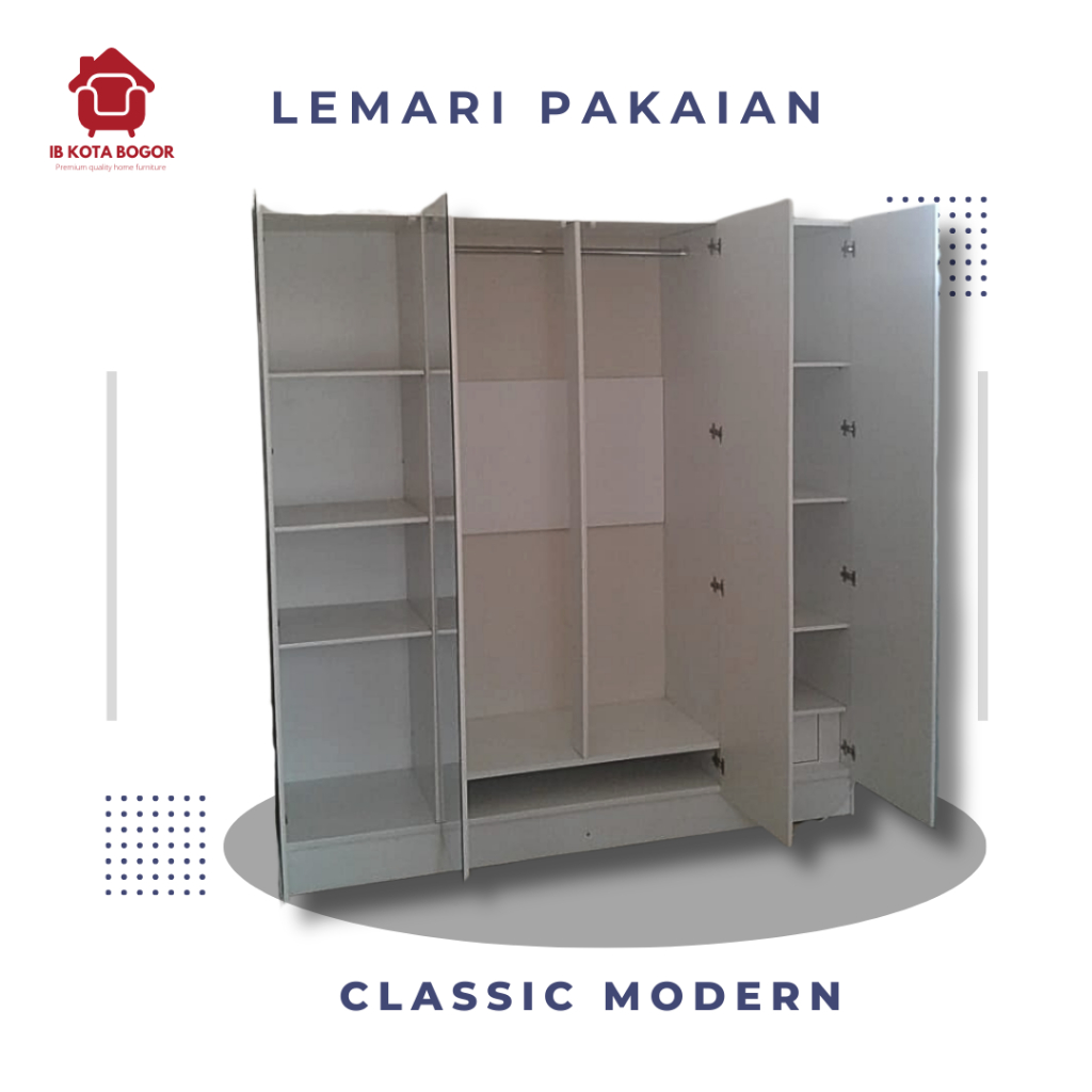Jual Lemari Pakaian Jumbo | Lemari Custom | Lemari Classic Modern ...