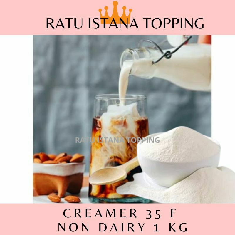 Jual KRIMER PREMIUM 35 F NON DAIRY CREAMER 1 KG BUBUK CREAMER POWDER ...