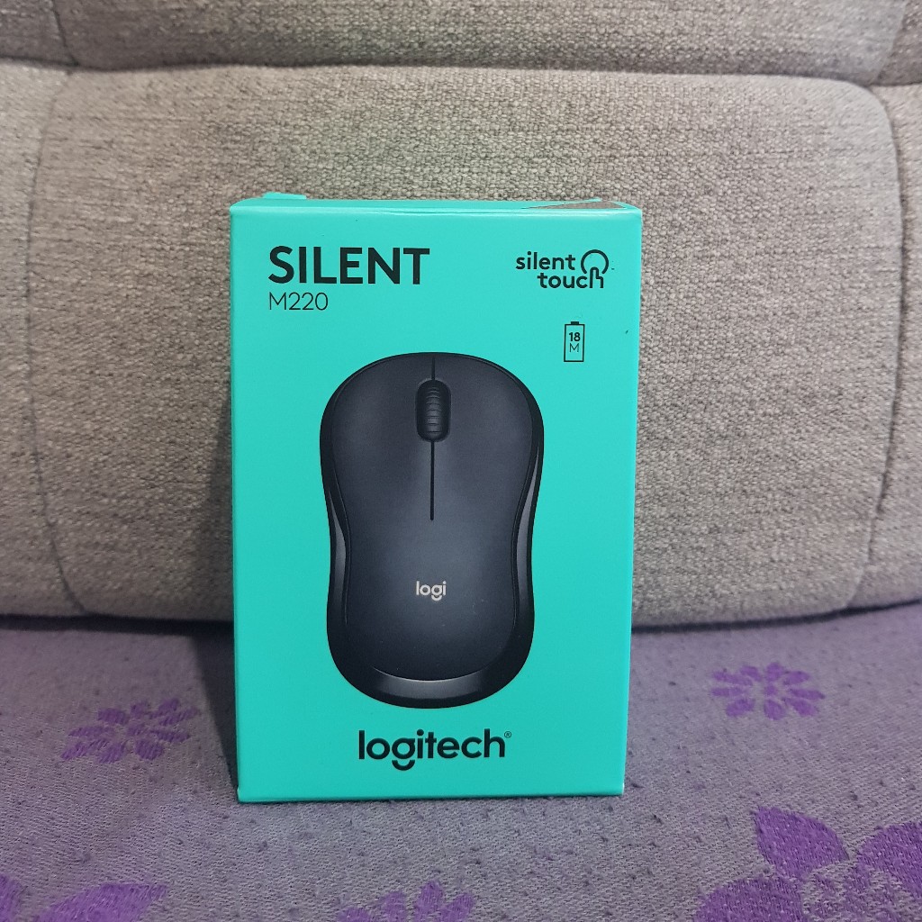Jual Logitech M220 Silent Touch Mouse Wireless Hitam | Shopee Indonesia