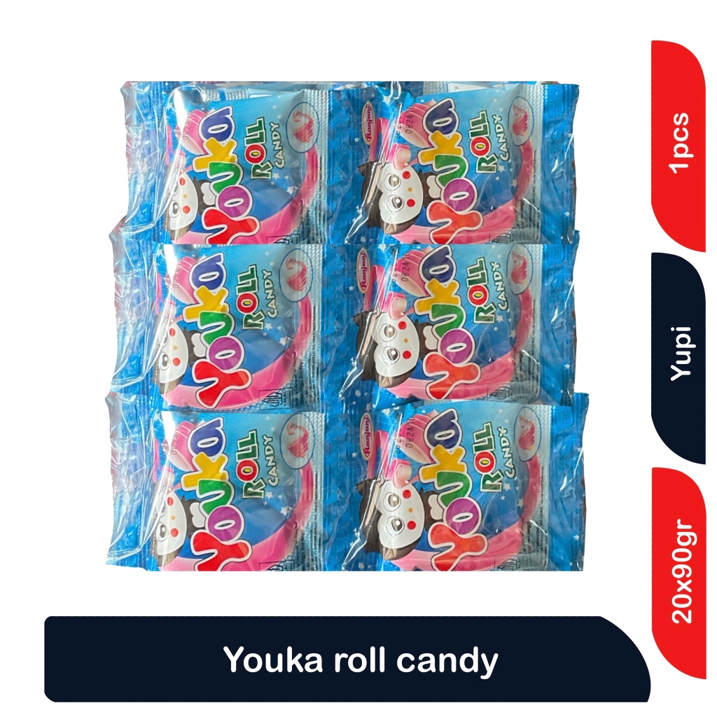 Jual Yuki Roll Candy Youka 20x90ggr | Shopee Indonesia