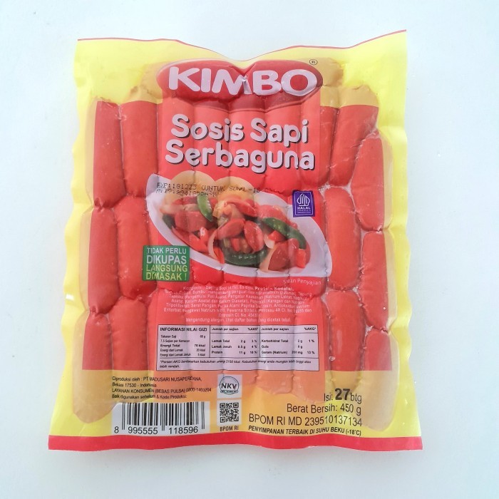 Jual KIMBO SOSIS COCKTAIL SERBAGUNA ISI 27 | Shopee Indonesia