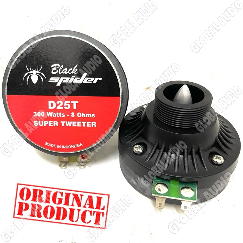 Jual Driver Tweeter Blackspider D25T 300watt Original Super Tweeter ...