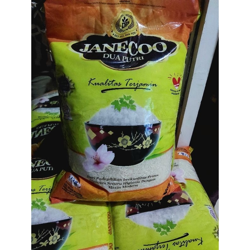 Jual Beras Janecoo 5kg Pulen & Enak (Ready Stok) | Shopee Indonesia