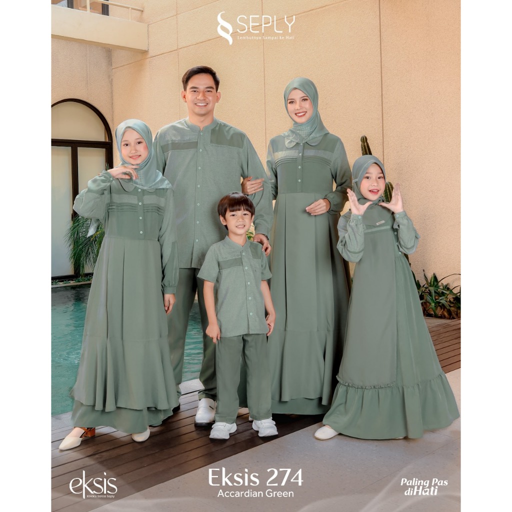 Jual NEW!! BAJU MUSLIM COUPLE KELUARGA BY SEPLY // SARIMBIT SEPLY 2025 ...